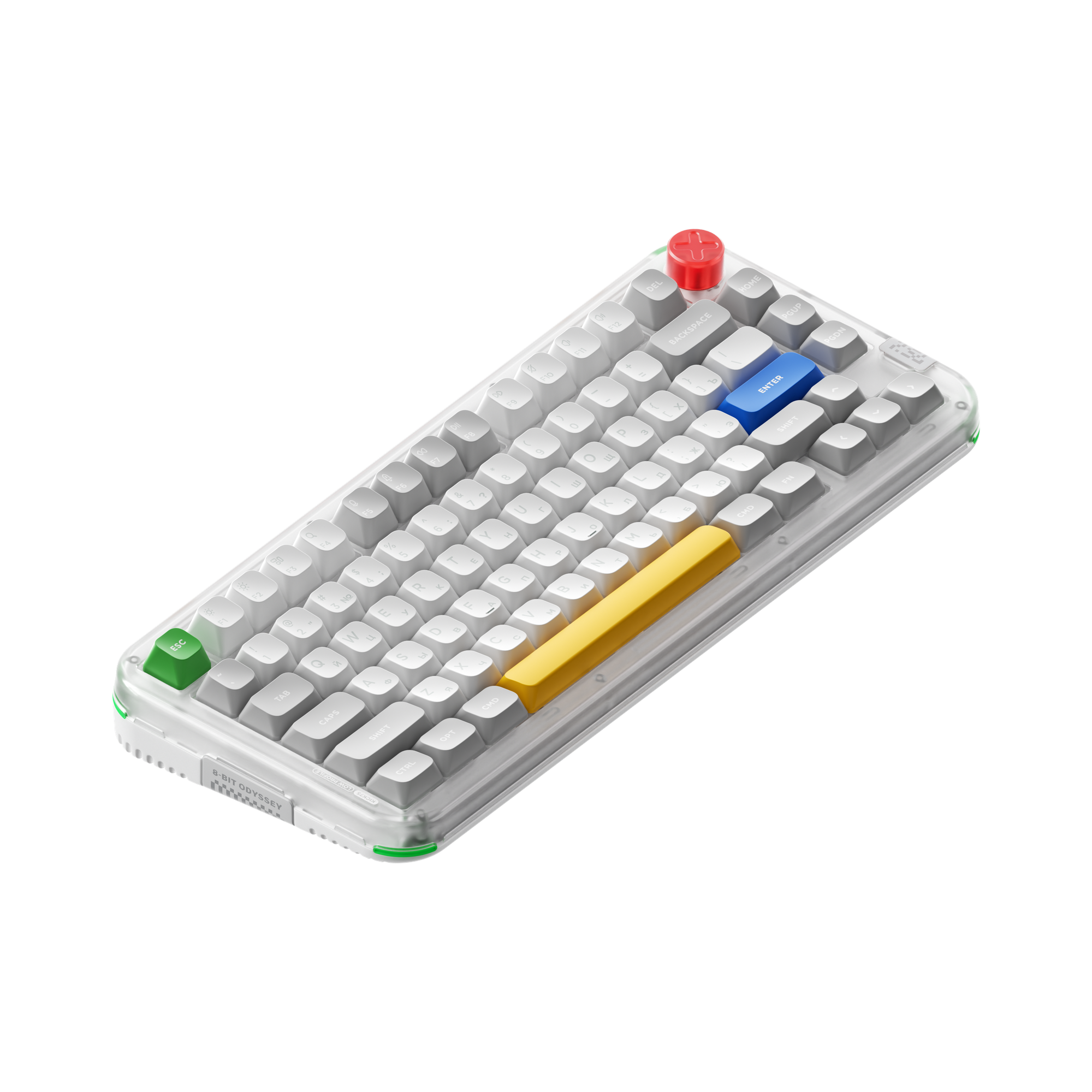 Беспроводная механическая клавиатура Nuphy Kick75, high profile, прошивка IO, Red Max switch