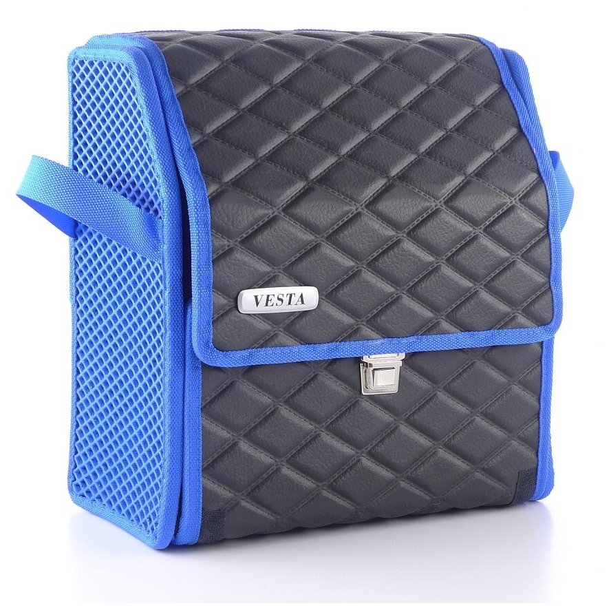 Сумка-кофр органайзер в багажник LADA Vesta 18L черно-синий