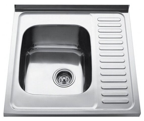 Мойка для кухни Kaiser® Kaiser KSS-6060L 600x600*0.8mm (накладная, хром/левая)