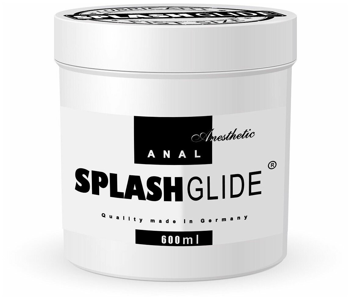 Анальный лубрикант на водной основе Splashglide Anal Anesthetic - 600 мл.
