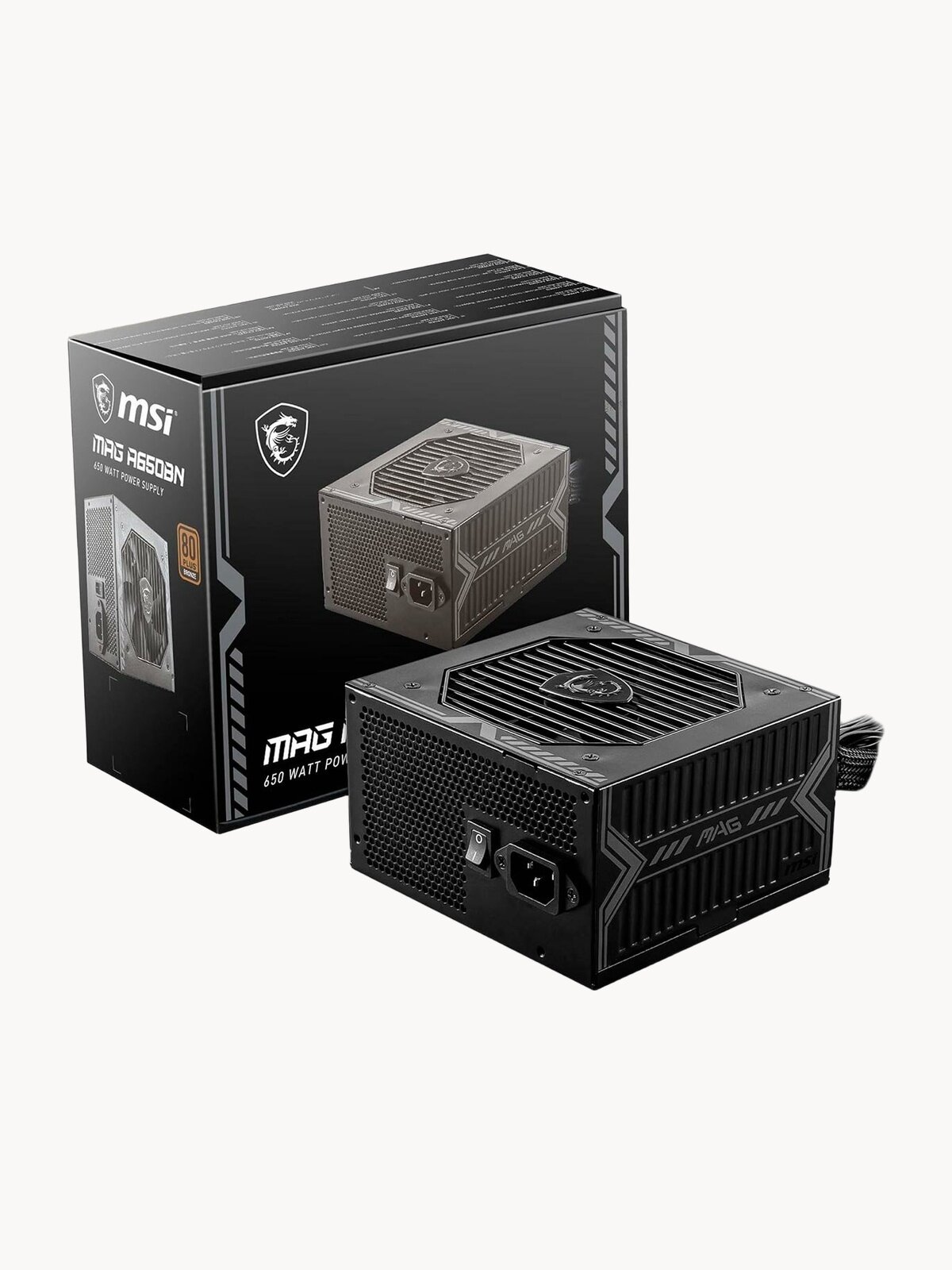 Блок питания MSI 650W ATX MAG A650BN BRONZE