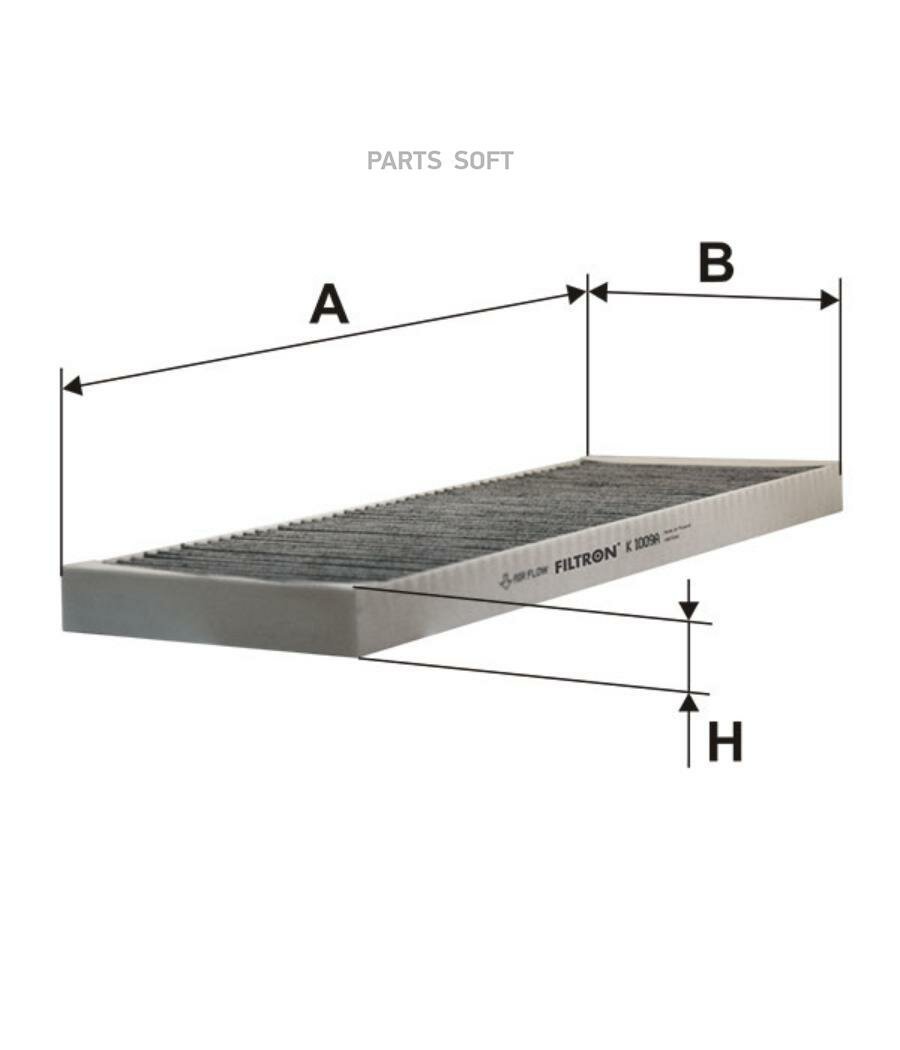 FILTRON K1009A фильтр салона OPEL VECTRA B 10/95->
