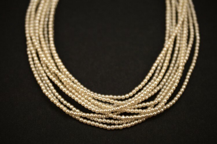 Жемчуг Preciosa, цвет 70414 бежевый, 2мм, 10шт