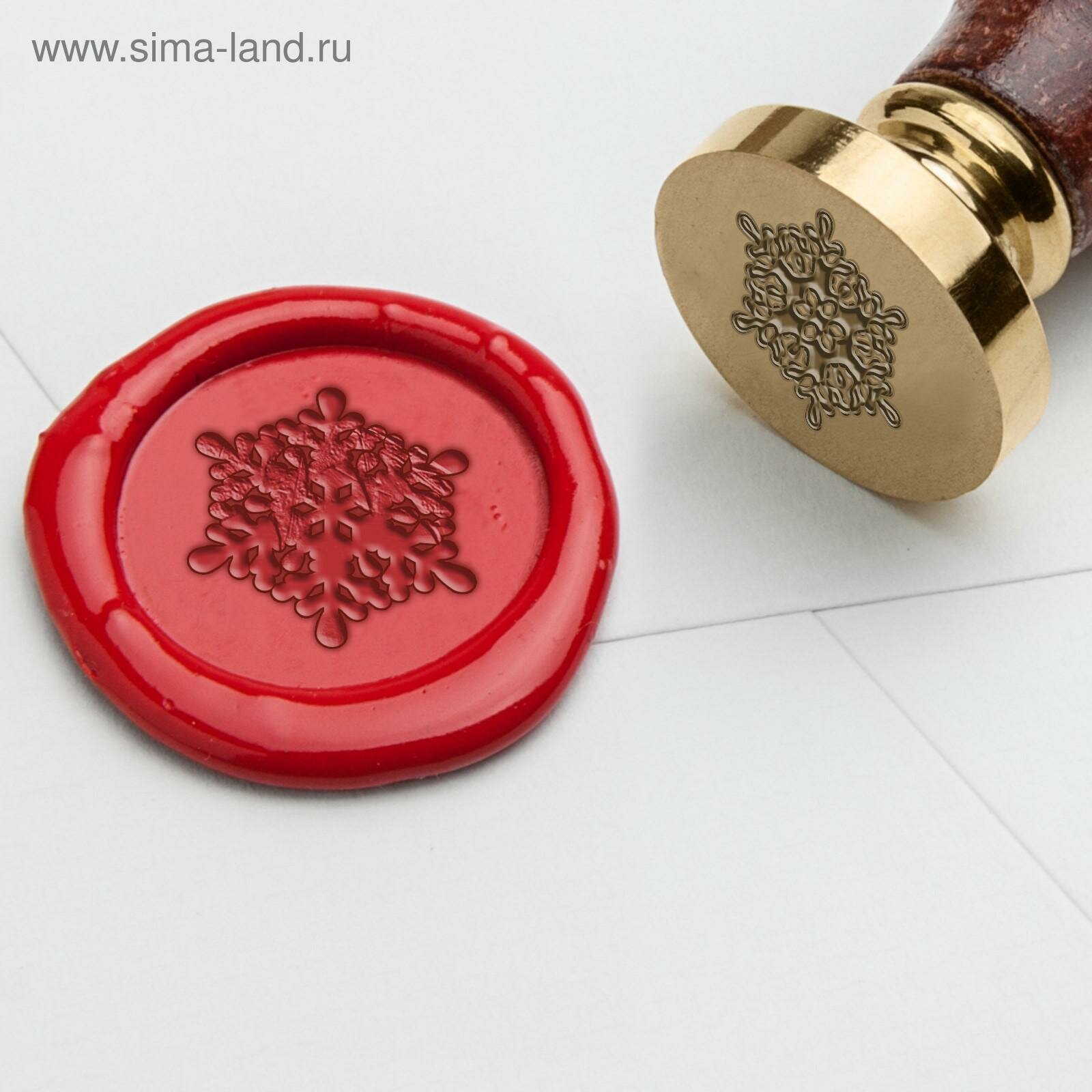 Сургучная печать «Снежинка», 10 х 16 см, 5197474