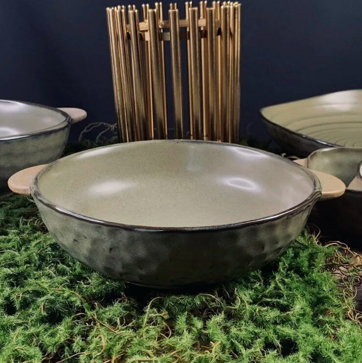 Салатник 25см мистраль с ручками Фарфор 205-436 118-205-436