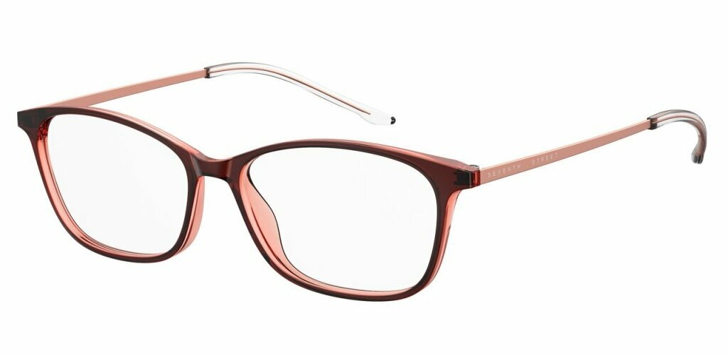 Оправа для очков Safilo "7TH STREET", женская, прямоугольная, футляр и салфетка в комплекте