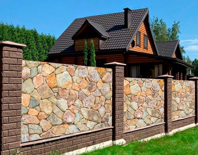 Фотосетка для забора и фасада 3 х 2 м с люверсами / Камни 1