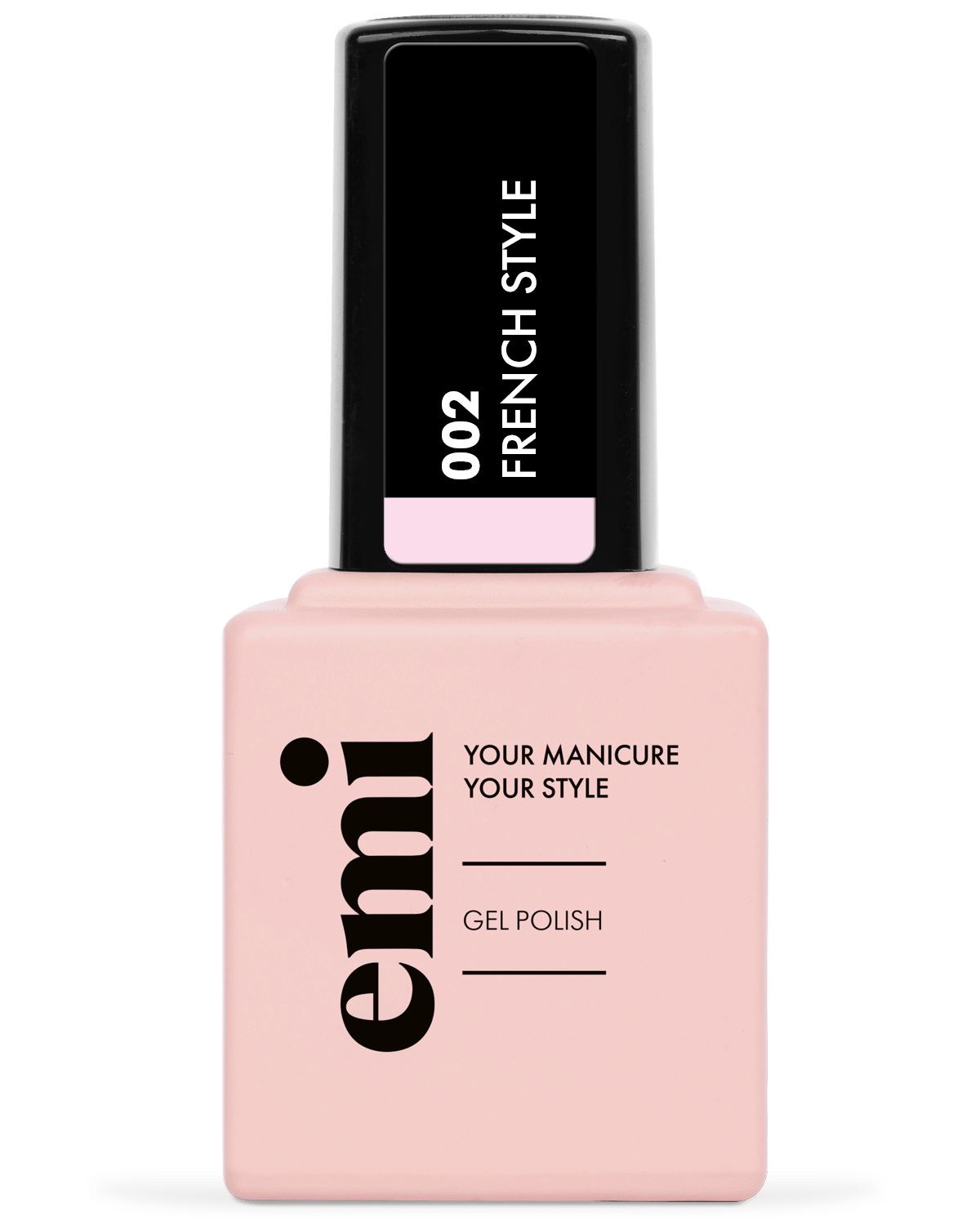 EMI Гель-лак E.MiLac Французский шик №002, 9 мл