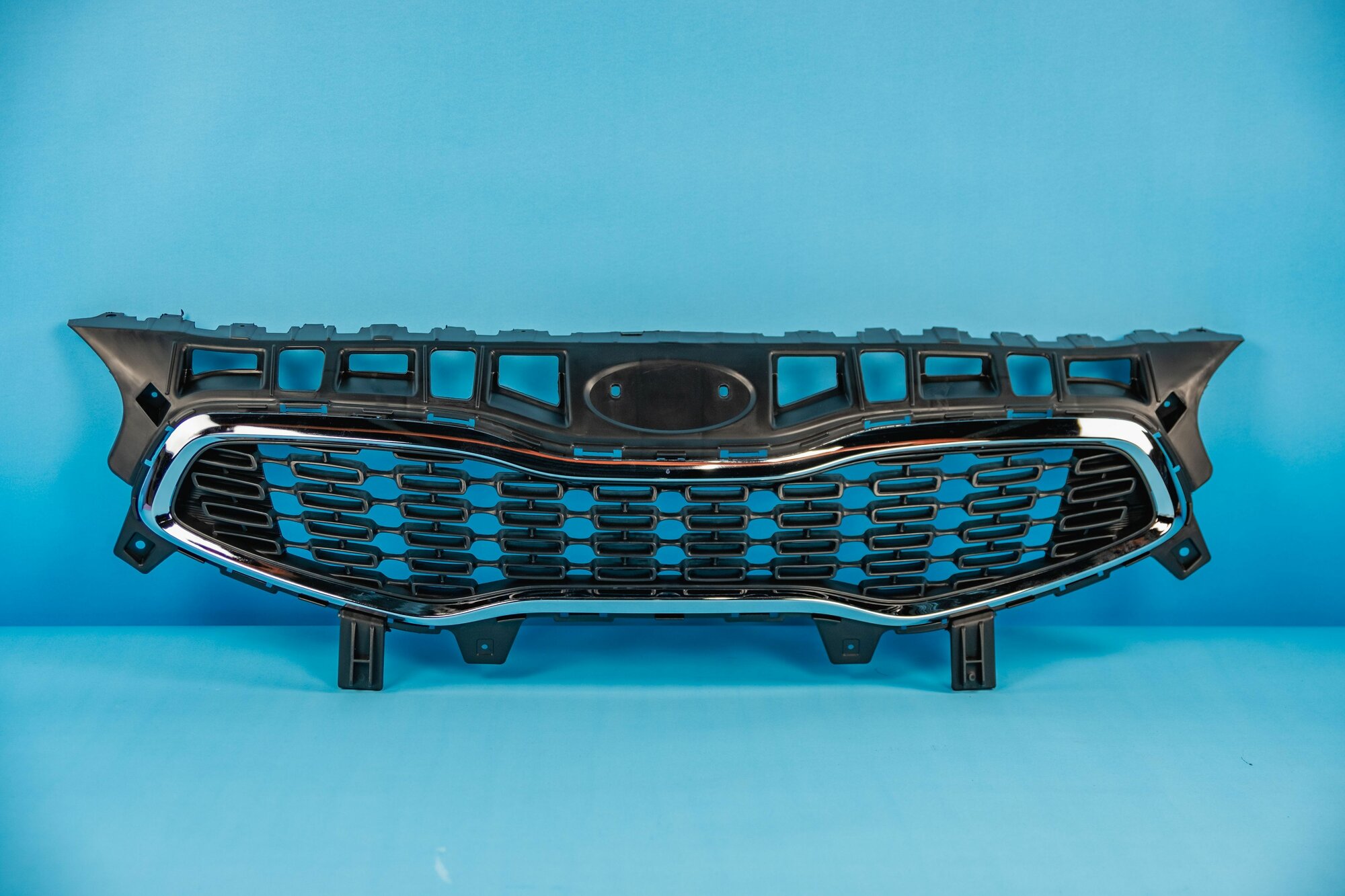 Решетка радиатора для Киа Сид 2 Kia Ceed JD 2015-2018 верхняя решётка переднего бампера наружная