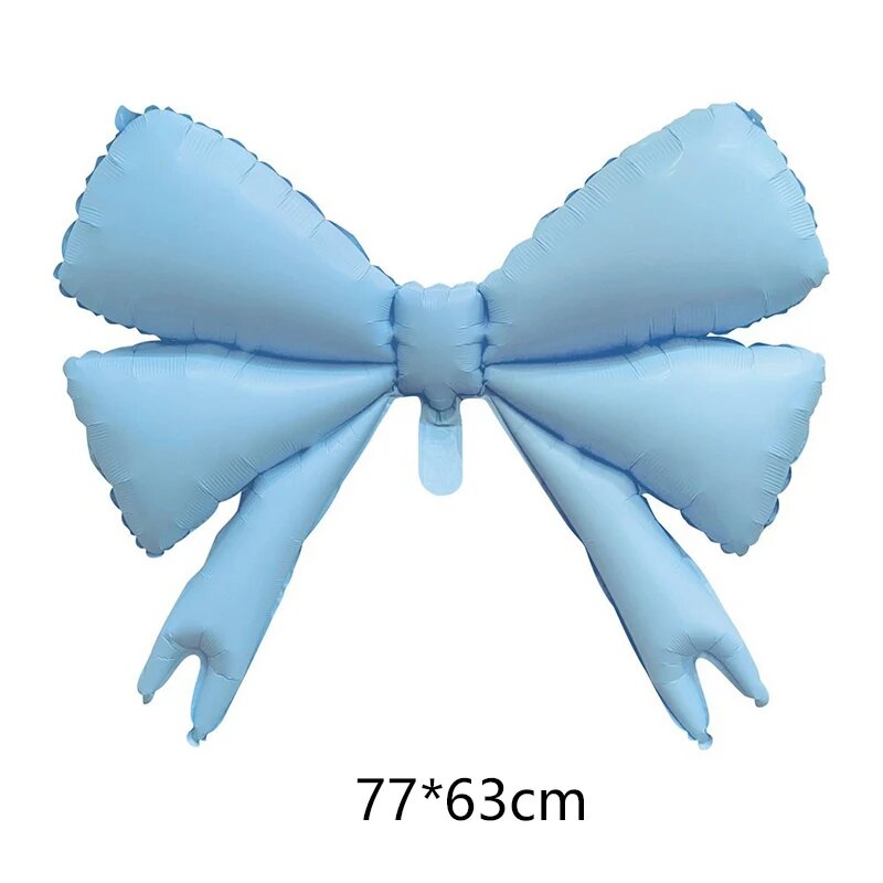 Красочные большие бабочки из алюминиевой фольги, воздушные шары для свадьбы, дня рождения, вечеринки, детского дня, украшения, воздушный шар с бантом для детского душа