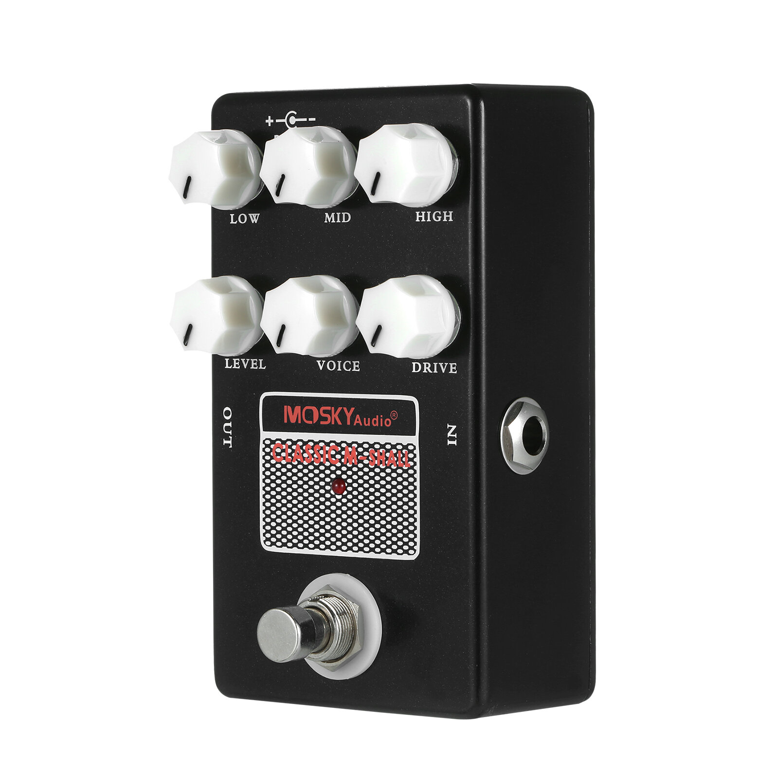 MOSKYaudio CLASSIC M-SHALL Симулятор кабинета динамика Эффектный педаль для гитары баса Материал Металл Цвет Черный Размер 115*65*55mm Вес 262g Питание DC 9V 100mA Входное сопротивление 1MΩ Выходное сопротивление 1KΩ