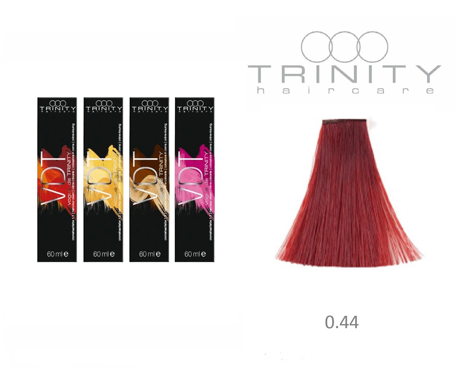 TRINITY VDT тринити ВОГ ДЕ тринити стойкая крем краска 0.44 корректор красный 60 МЛ