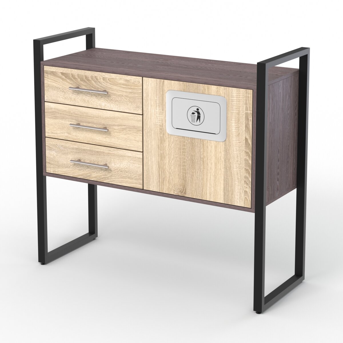 Станция официанта №18, Ясень Анкор темный и Дуб Сонома. Производитель товара - компания Westcom.