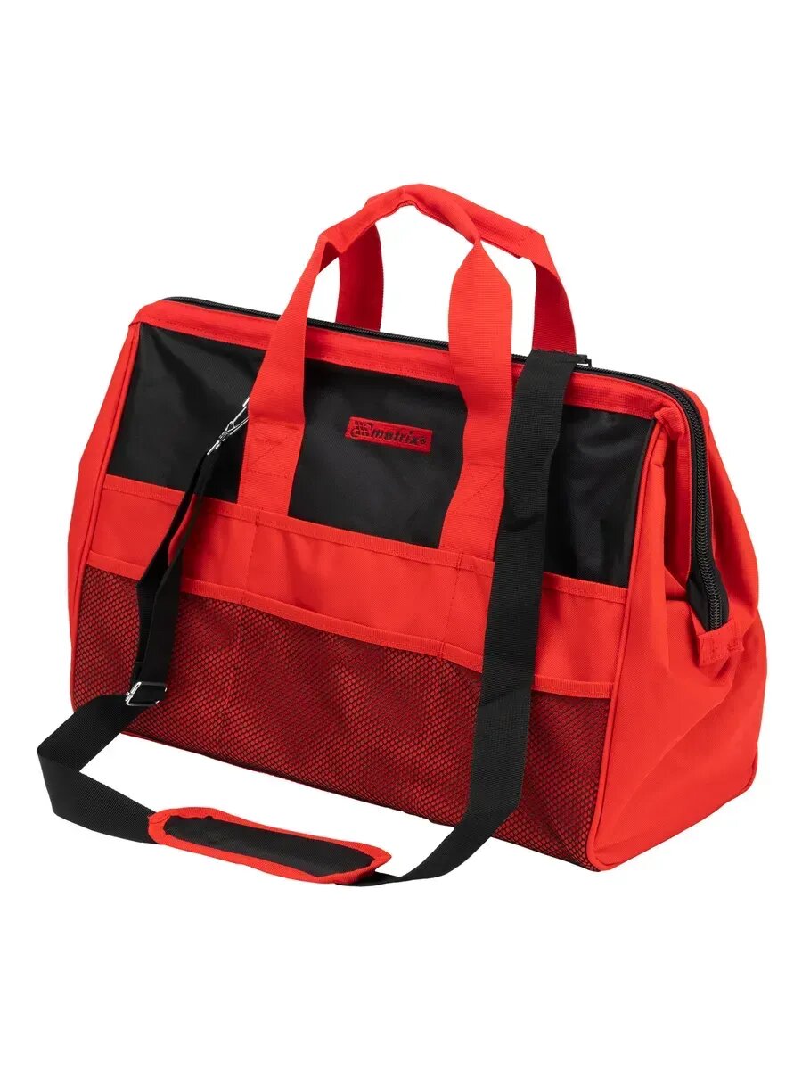 Сумка для инструмента MATRIX, с плечевым ремнем, полиэстер, 18 кармашков