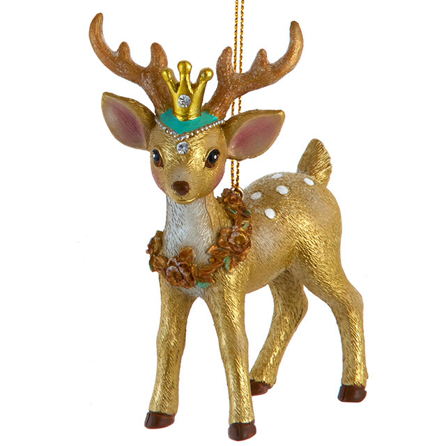 Елочная игрушка Олененок Принц Бамби - Enchanted Forest 10 см, Kurts Adler (Куртс Адлер), D4644-1