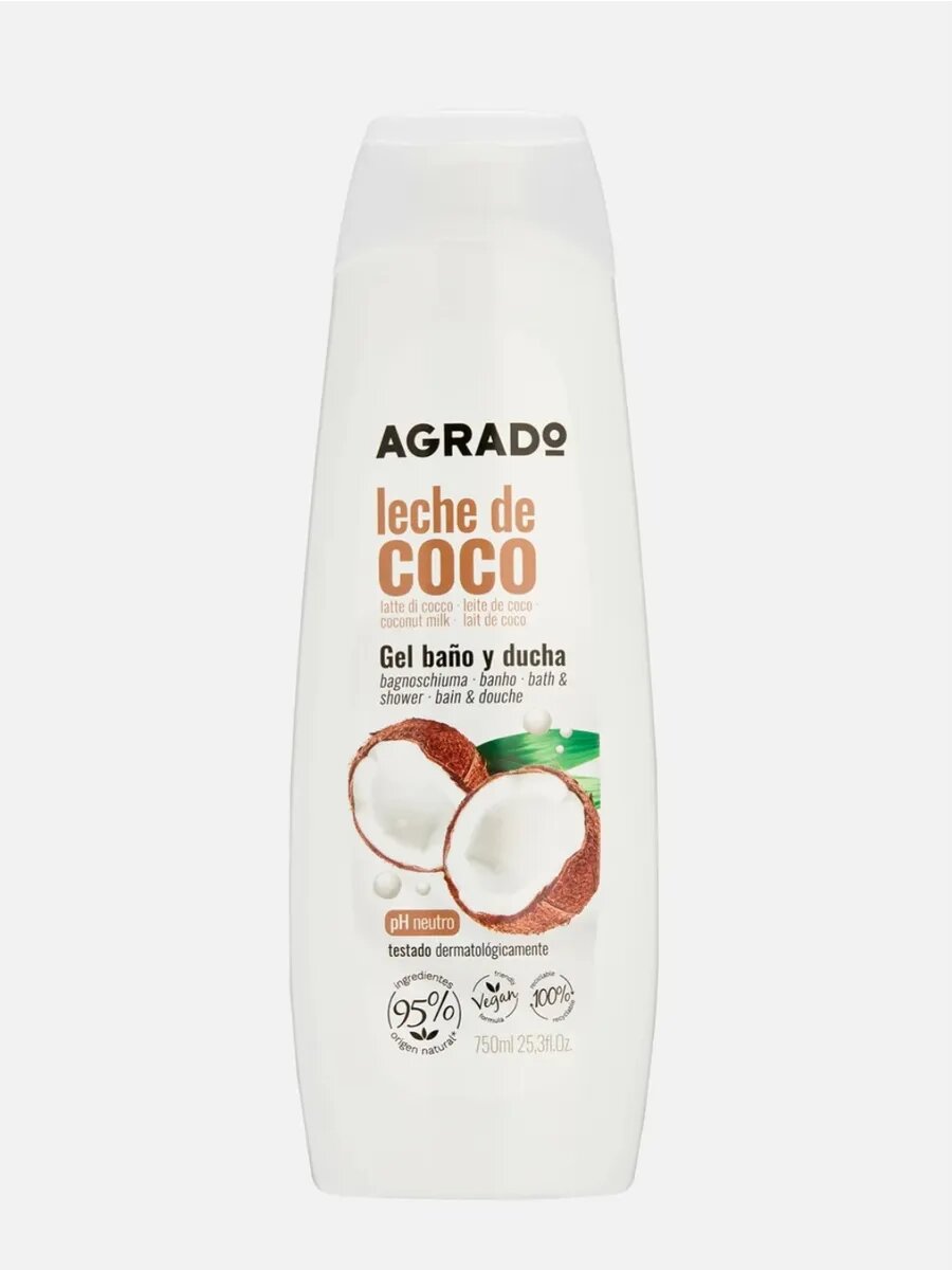 Гель для душа AGRADO coconut milk