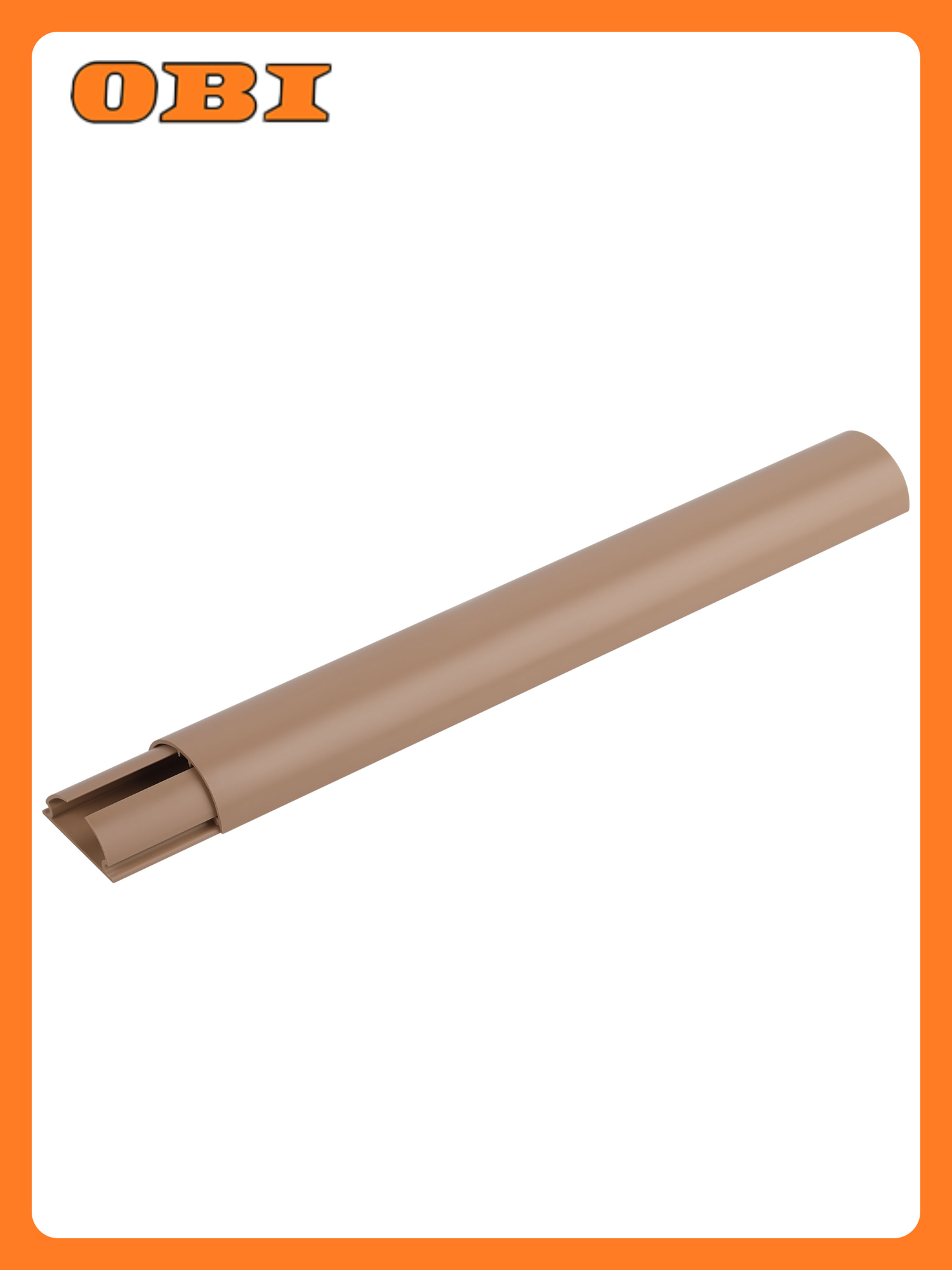 Кабель-канал ЭРА KK-30-13-B, напольный, бежевый, 30x13 мм, 2 м