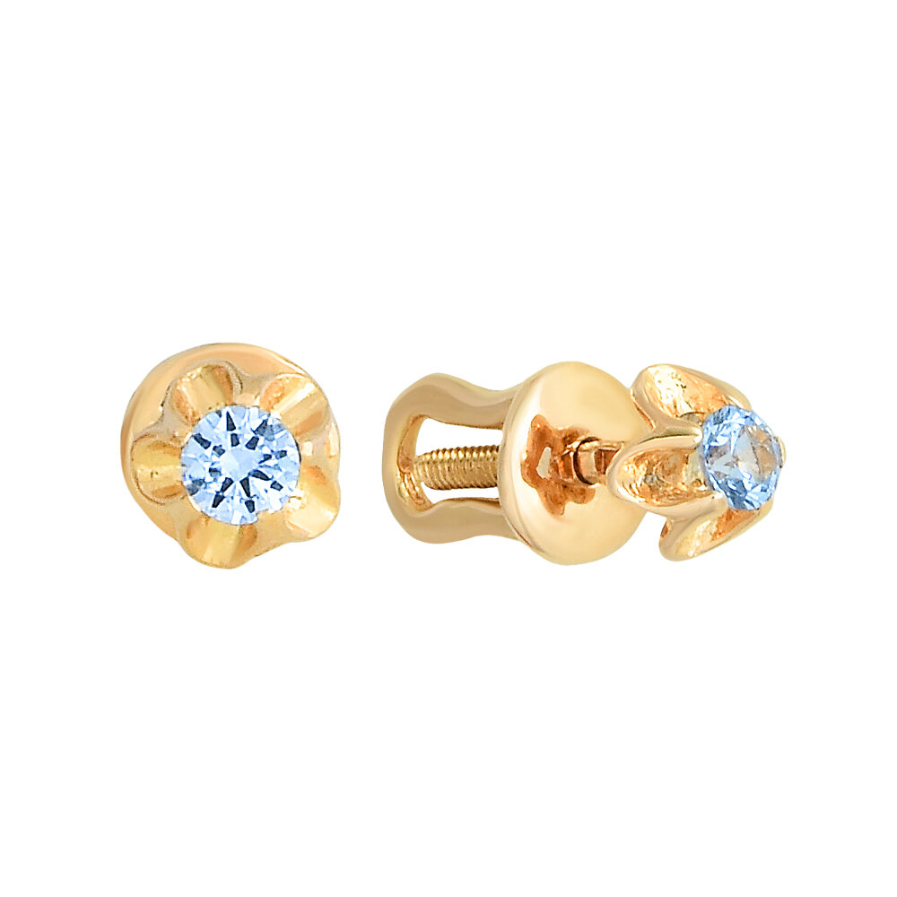 серьги из золота