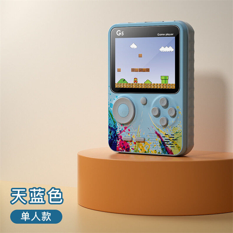 Игровая консоль G5 Handheld Classic FC красного и белого цвета с цветным экраном, ретро-игрушка для детей, красочная портативная консоль