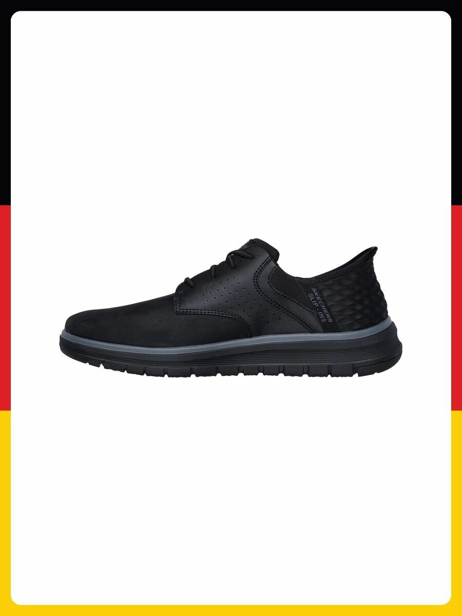 Туфли Skechers BASKET YATES, черный, 43 EU