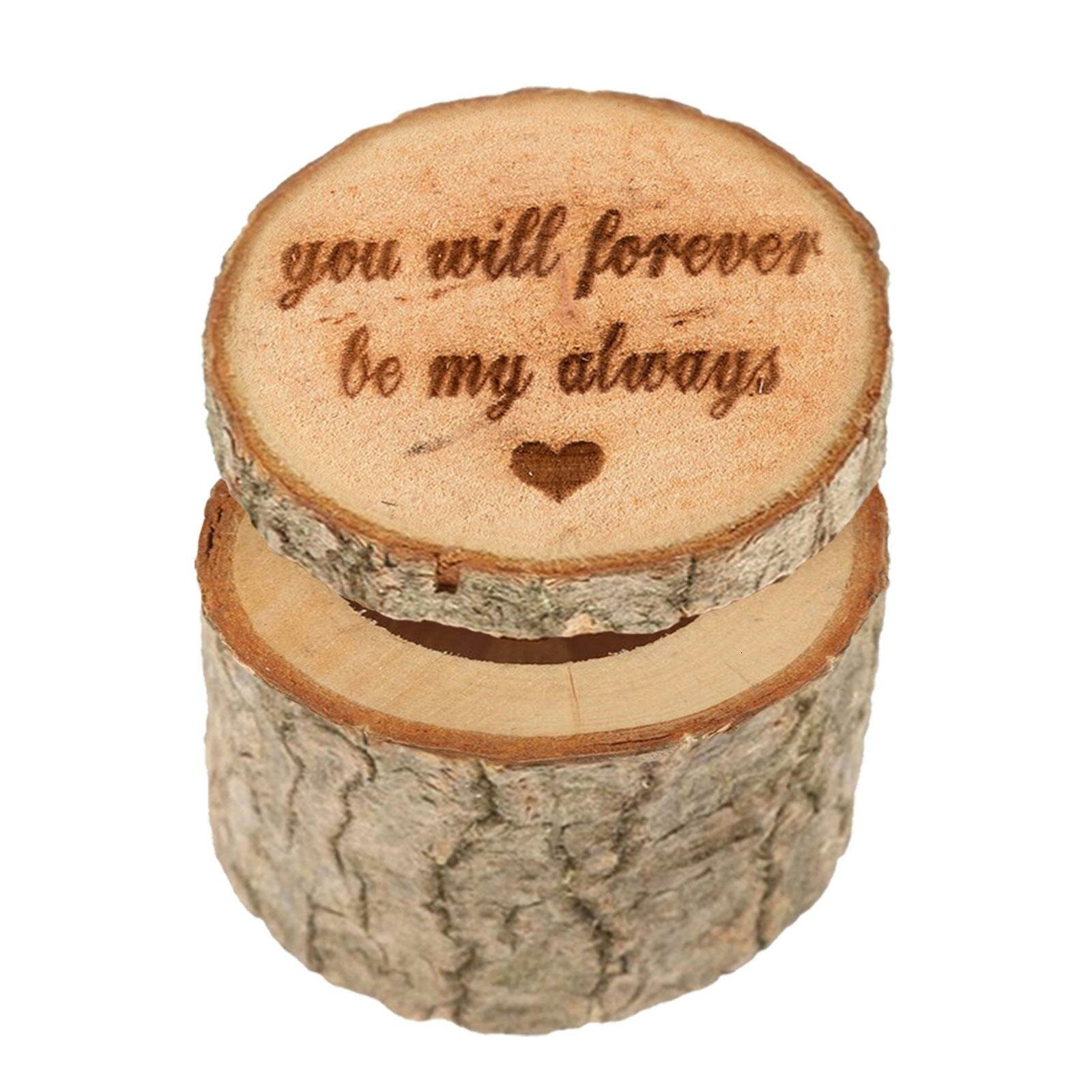 Деревянная коробочка для обручальных колец, ты будешь