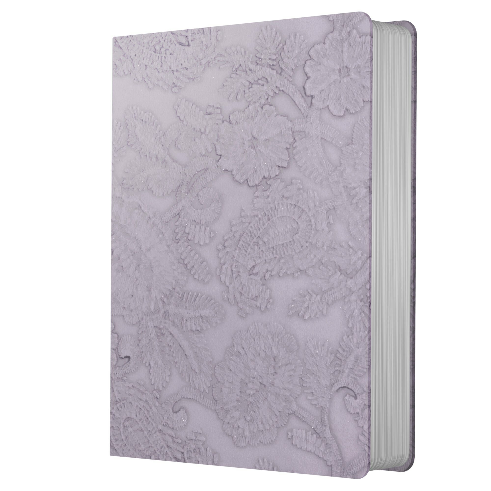 Записная книжка «Jade. Фиалковый» А6+, 80 листов в клетку, экокожа, Listoff