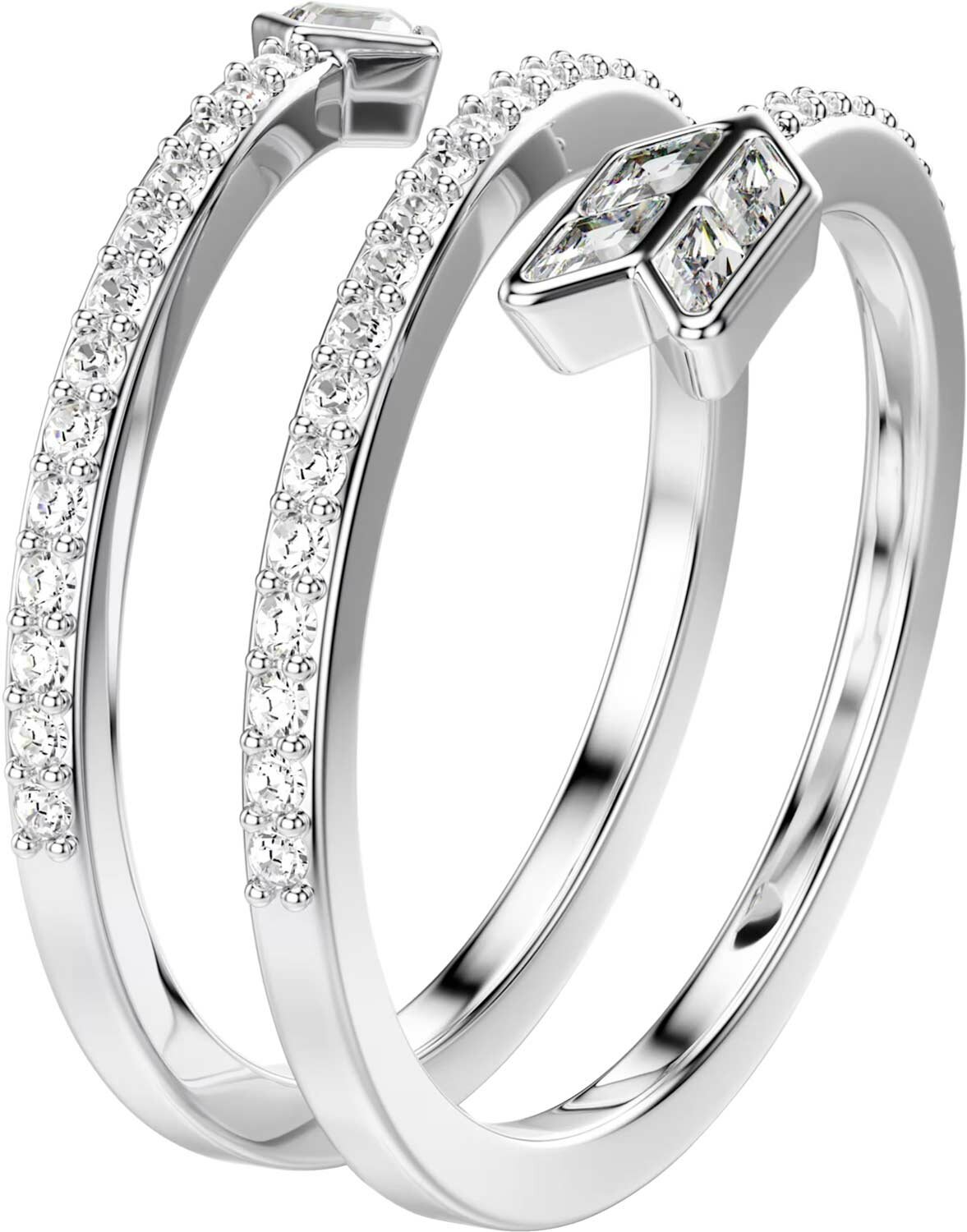 Кольцо, кристаллы Swarovski