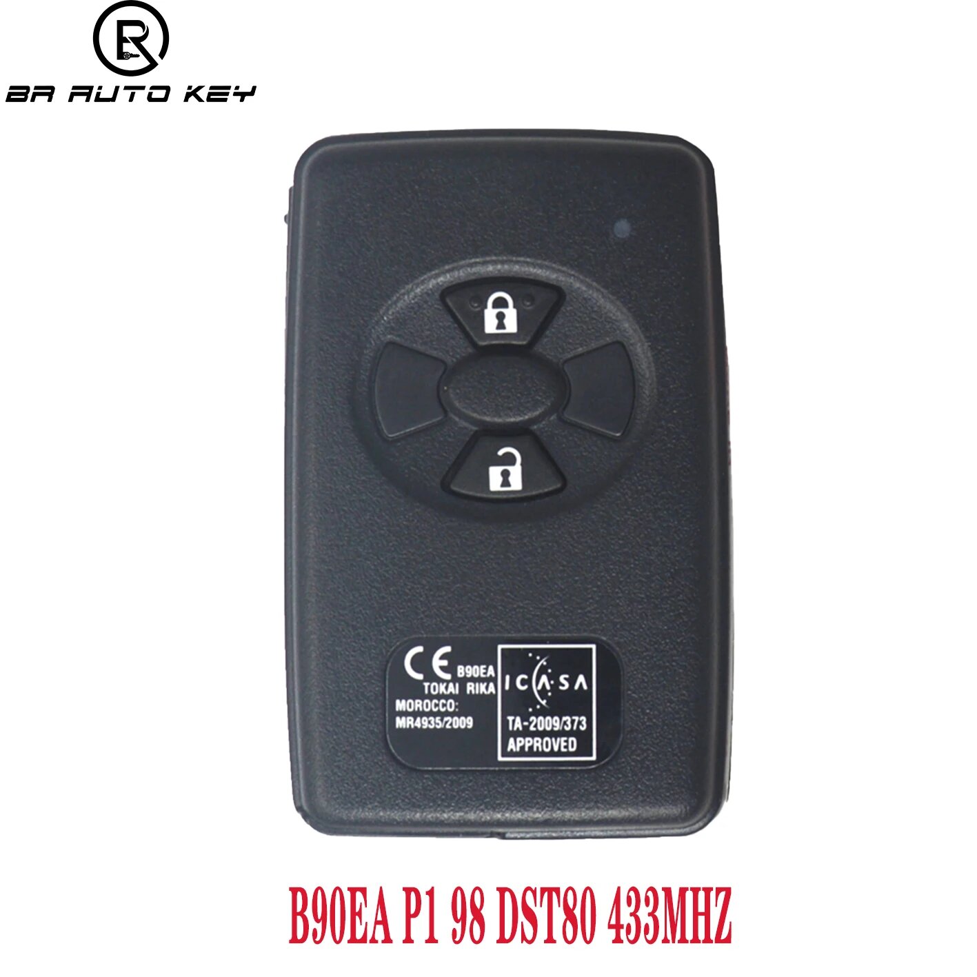 89904-12170 умная брикет для Toyota Urban Cruiser Key 2006-2012, 2 кнопки, B90EA 4D-67, Dst80 433 МГц