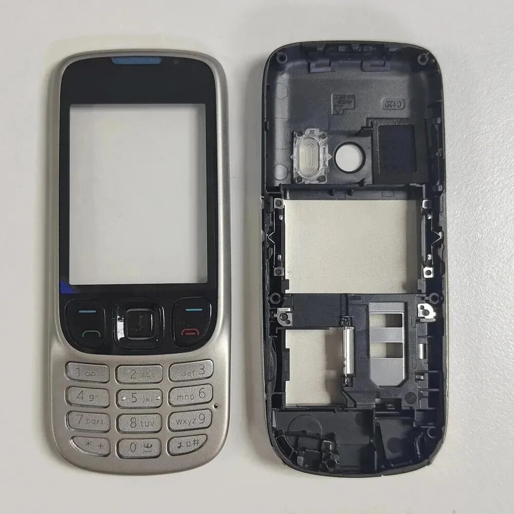 Для Nokia 6303C 6303i 6303 Полный корпус телефона, чехол, запчасти для ремонта, английская клавиатура