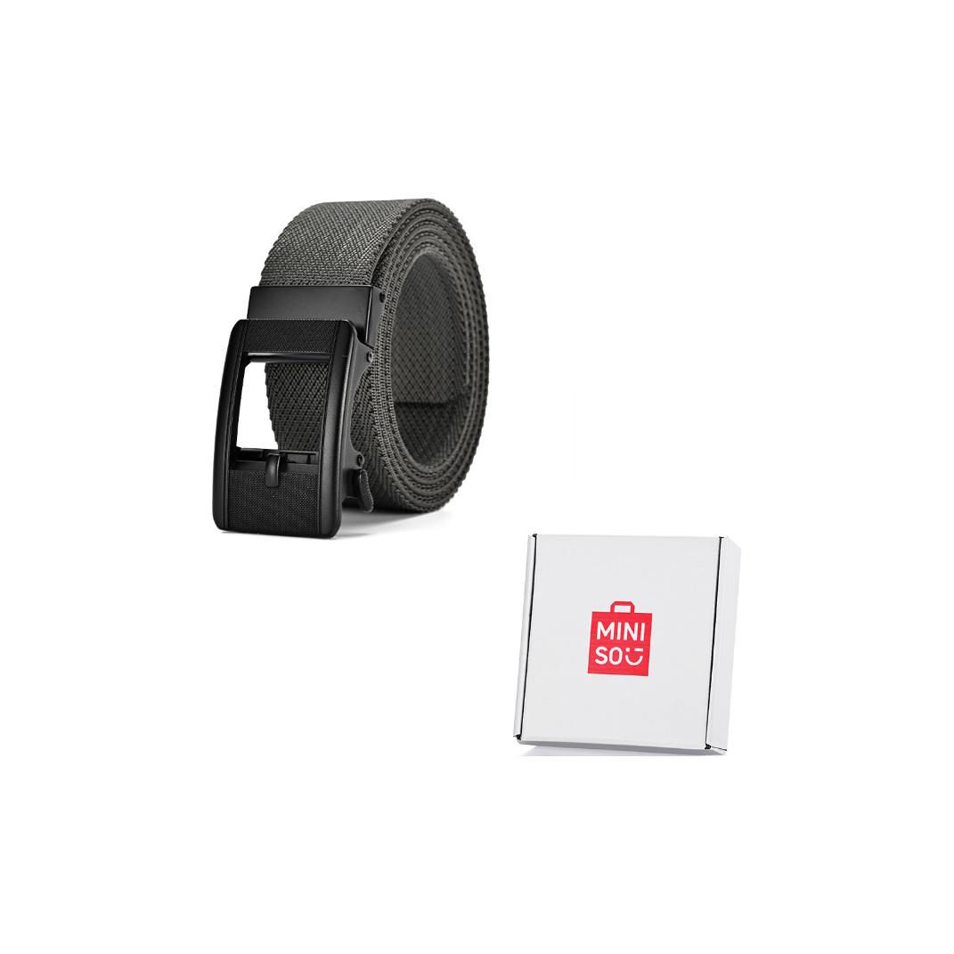 Miniso Сплав Полиэстер Волокно Автоматическая Застежка Ремешок Мужской 120
