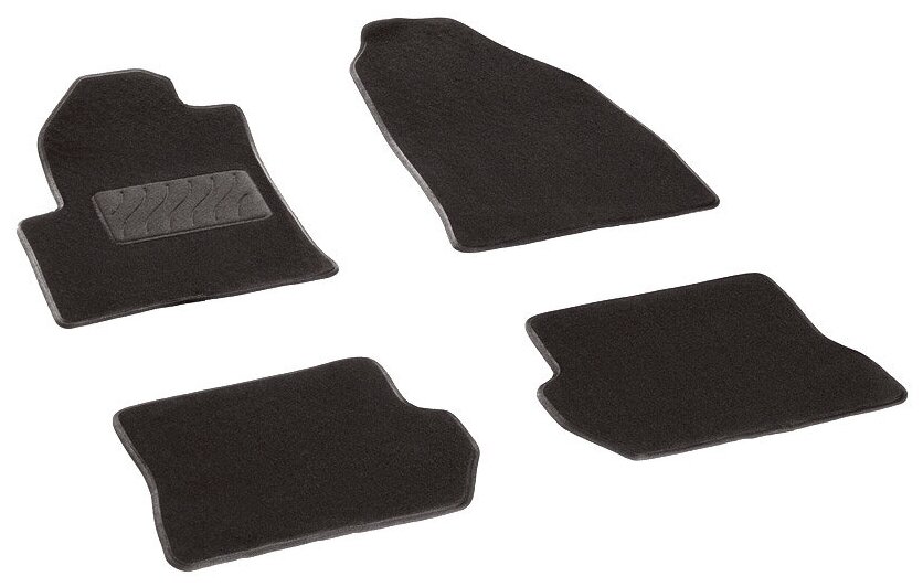 Ворсовые коврики LUX для Ford Fusion 2002-2012