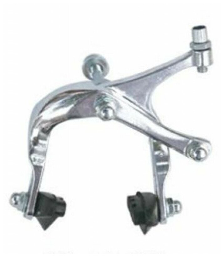 Тормоза 00-171207 ROAD передний+задний алюминиевый серебристые