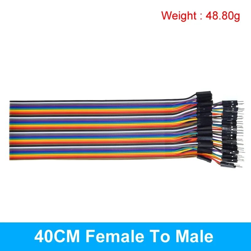 Dupont кабели для Arduino 40Pin 2.54 мм 40CM male to female