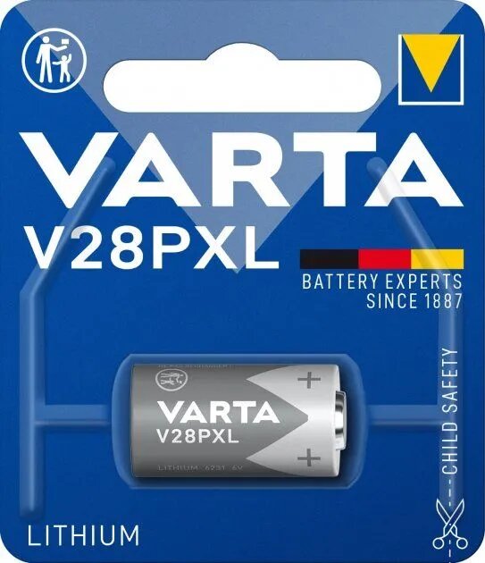 Батарейка литиевая V28PXL VARTA LITHIUM 28А 6V