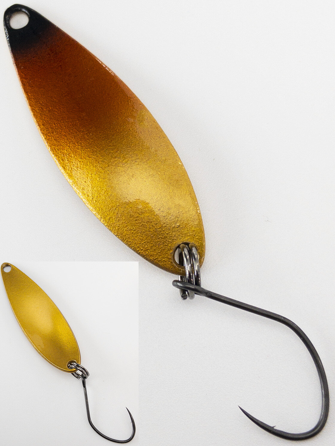 Блесна для рыбалки Зябликов Ива 3.5 см 3,5гр fluo