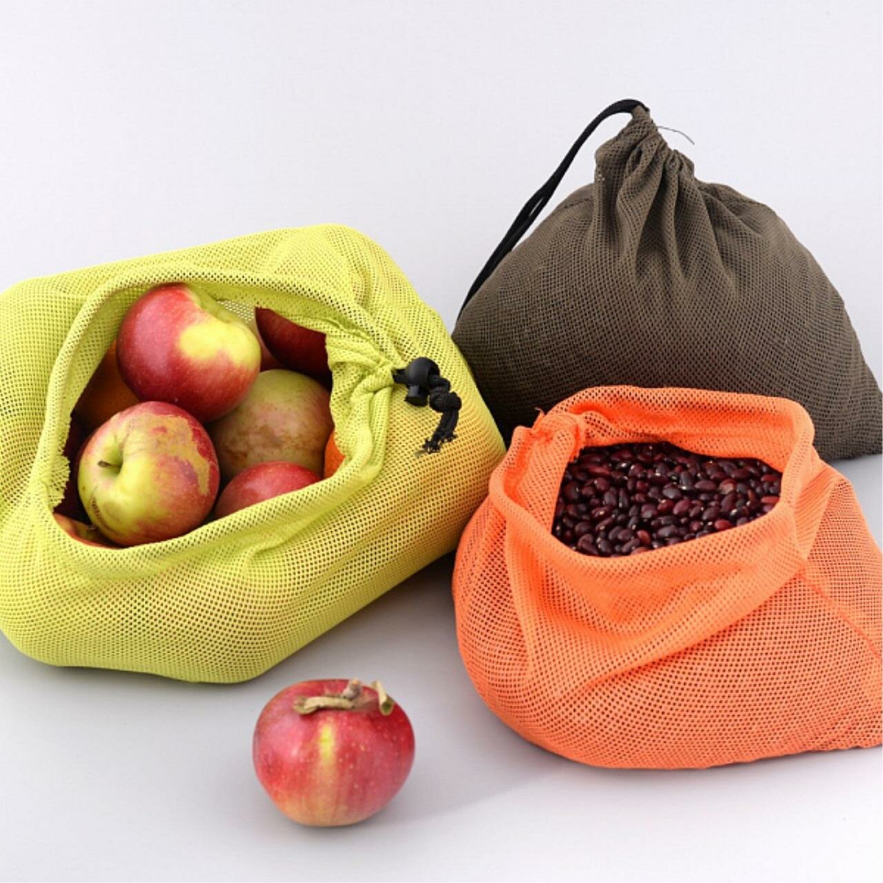 Мешок для хранения Мультидом "Сетка", полиэстер, 22 см x 25 см 1 шт