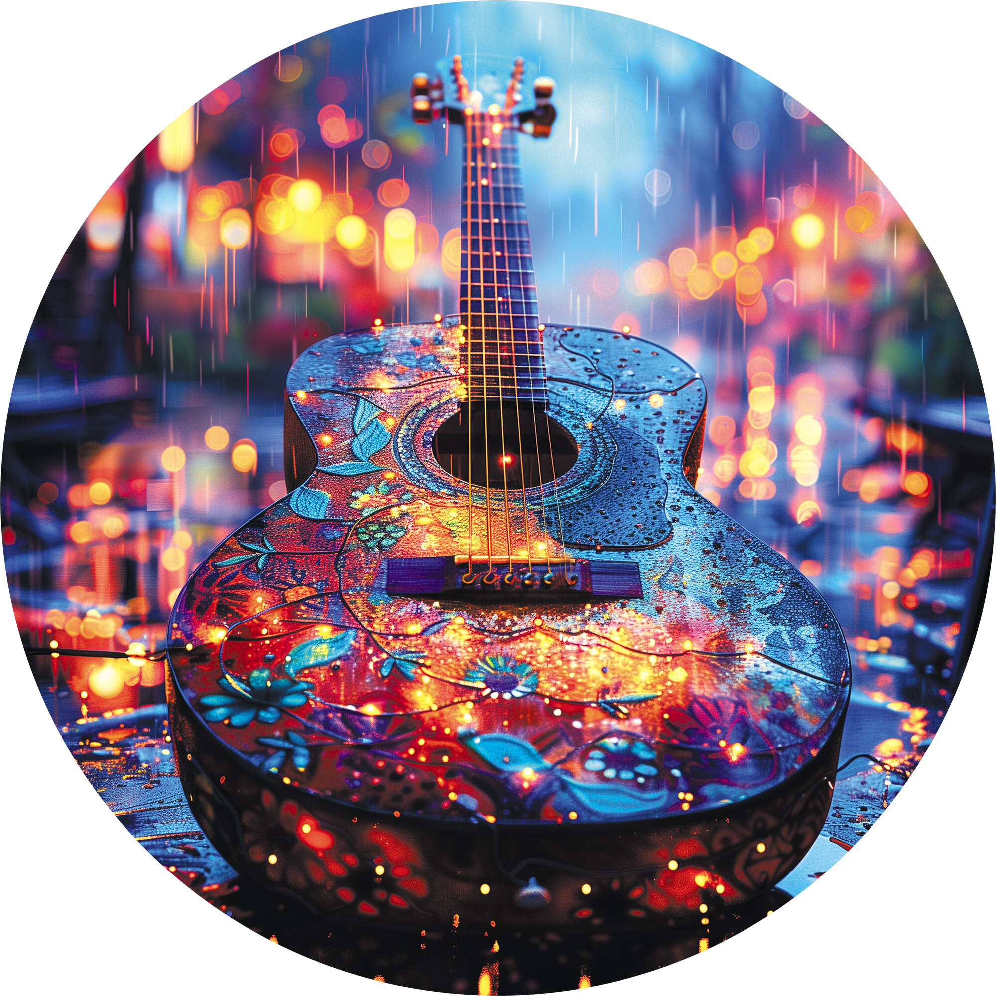 Деревянный пазл коллекции "Мир музыки" / 30х30см, 240 деталей / Подарок для взрослых и детей