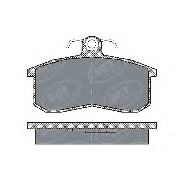 SCT GERMANY sp101 (21083501089 / 21103501080) колодки тормозные передние Lada (Лада) granta / kalina / samara / 110 / 210