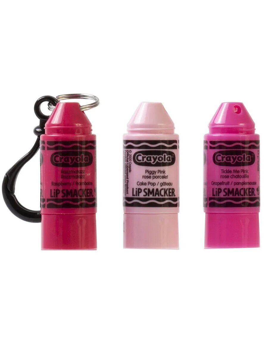 Карандаш для губ Crayola с карабином Лип Смакер 3 шт.