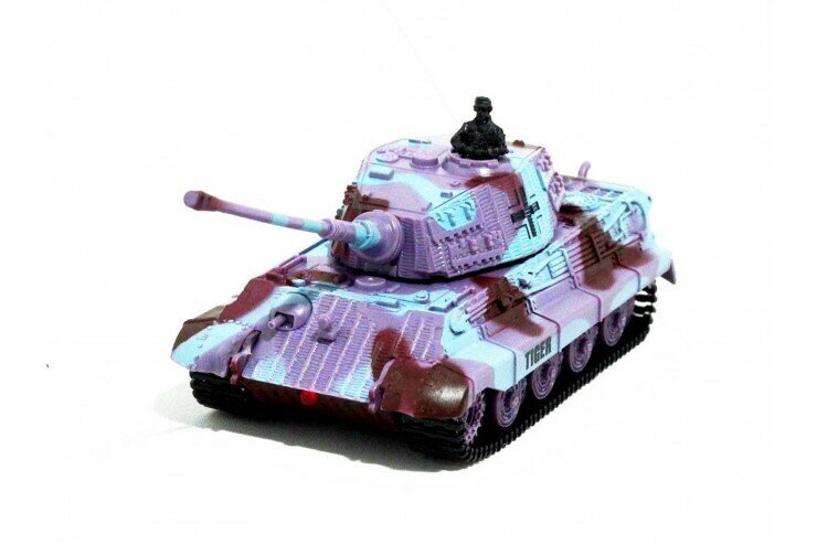 Радиоуправляемый танк Meixin King Tiger 2203, съёмный аккумулятор, световые эффекты