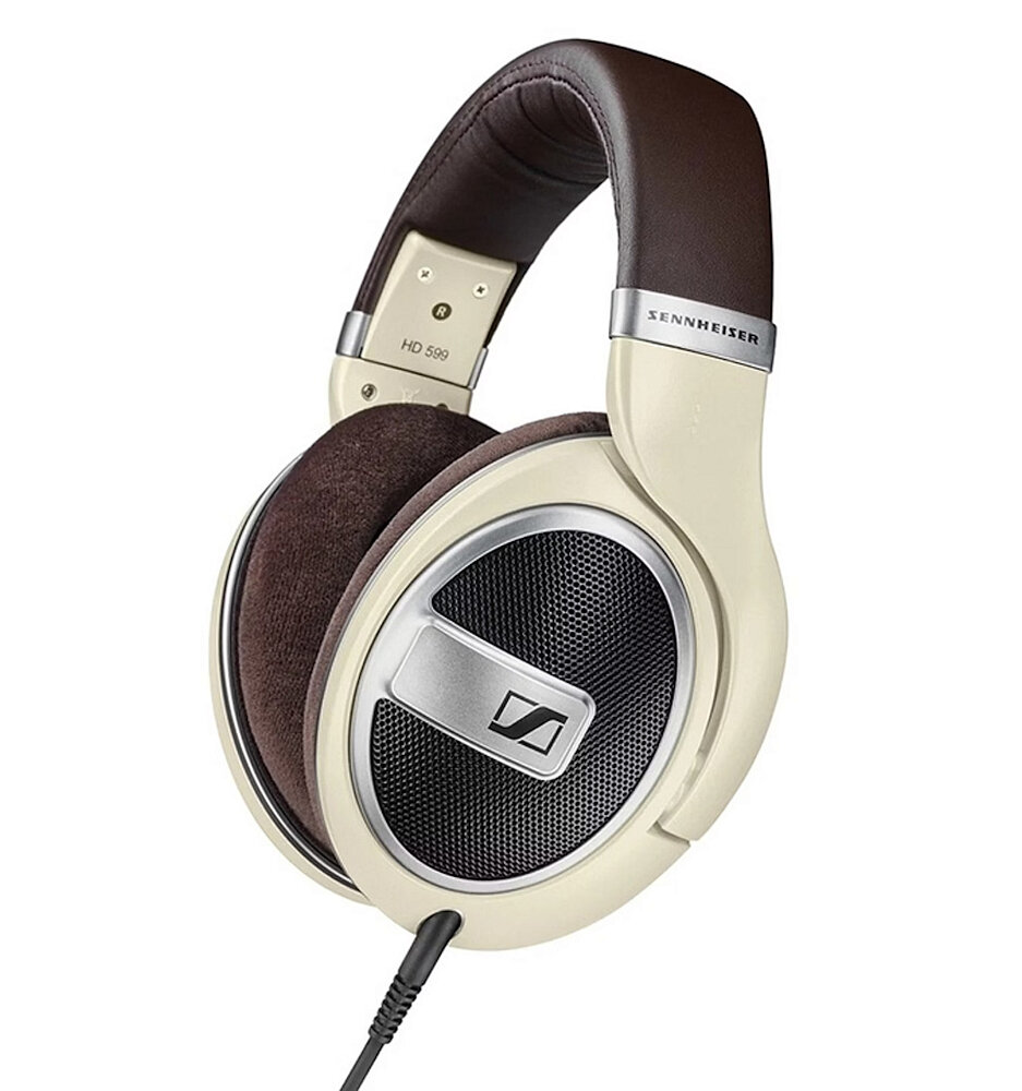Проводные наушники Sennheiser Наушники накладные HD 599, бургунди/бежевый