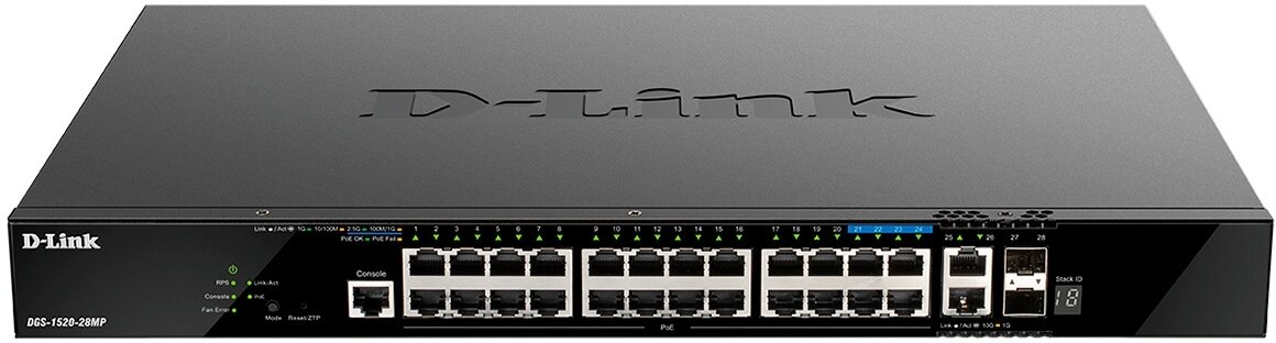 D-Link DGS-1520-28MP/A1A, — фото 1