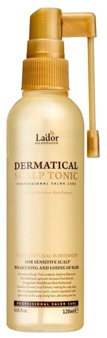 La'dor Тоник Dermatical Scalp Tonic для кожи головы против выпадения волос, 120 г, 120 мл, спрей