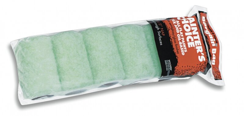 Wooster Комплект малярных валиков PAINTERS CHOICE 1/2 6PK (R271-4, ширина 10,16см, ворс 1,27см)