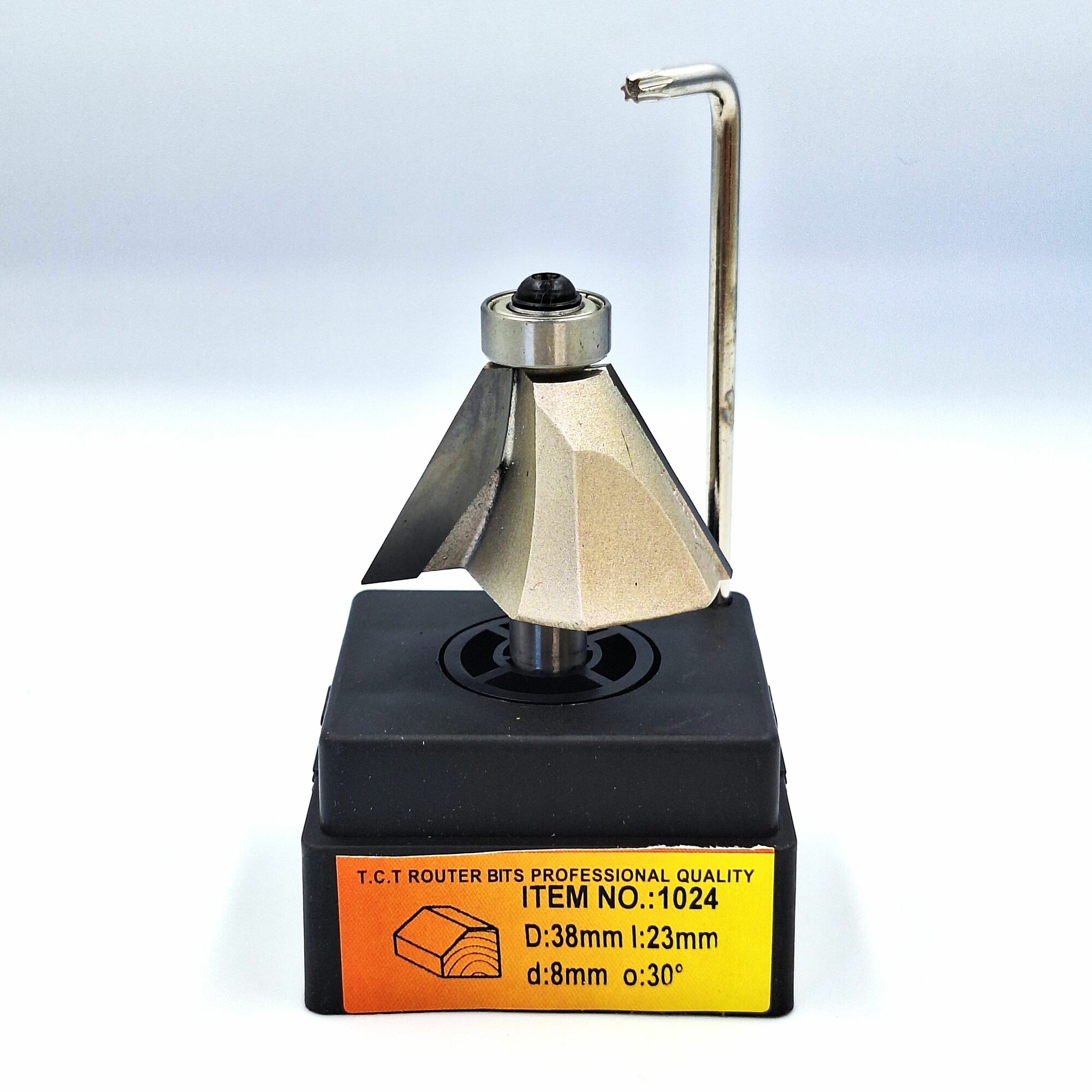 Фреза Globus 1024 D38 S8 30 градусов, кромочная конусная