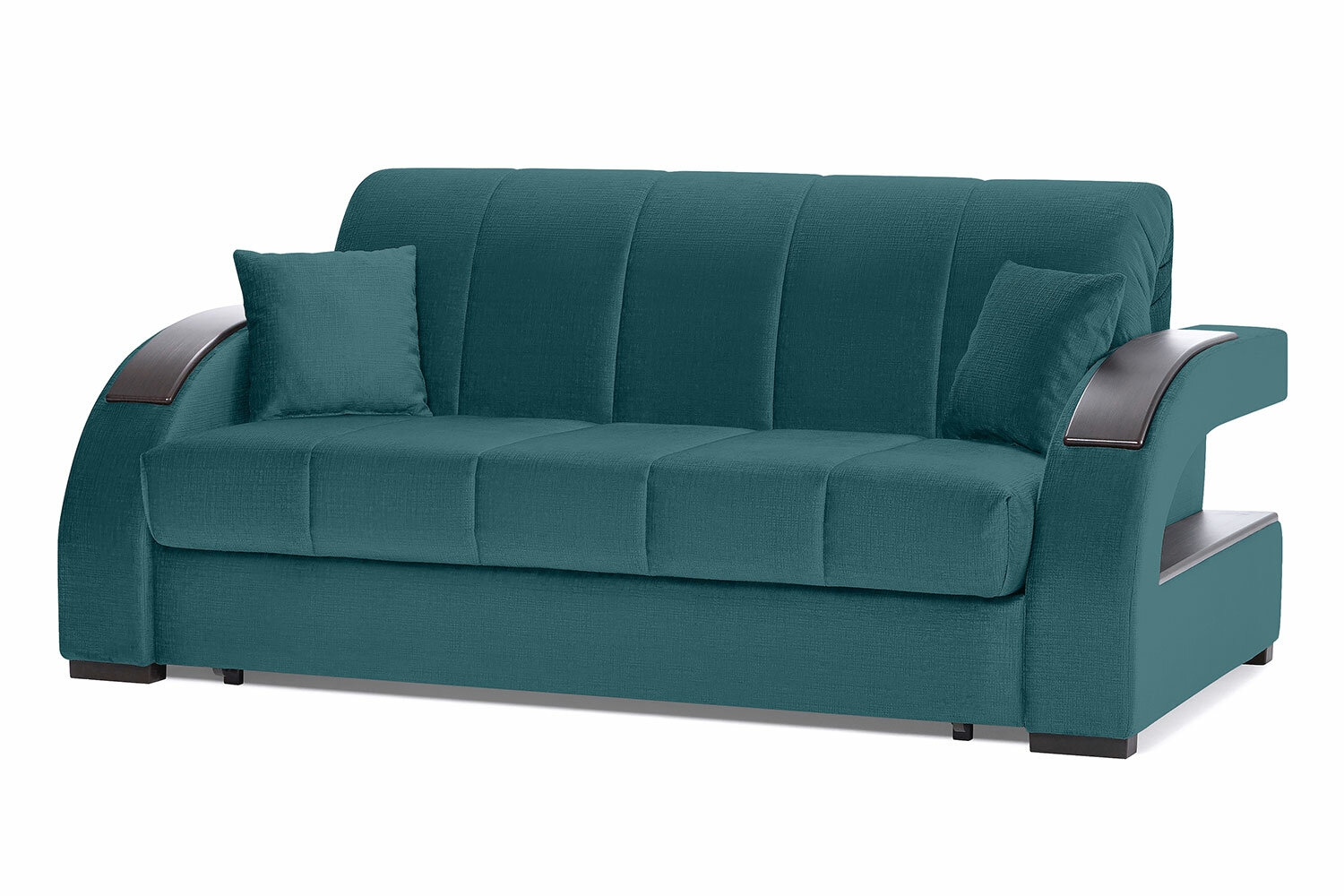 Диван-кровать DREAMART Барселона прямой, 201х92х119 см, механизм аккордеон, цвет бирюзовый