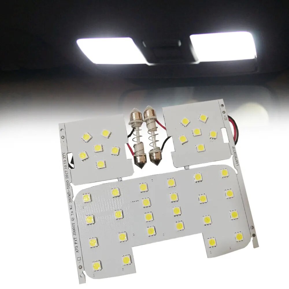 1 шт, лампа для внутреннего освещения автомобиля, автомобильная светодиодная лампа для чтения, автоукрашение, купольная лампа для KIA RIO K2 2006-2012/Hyundai Solaris Accent