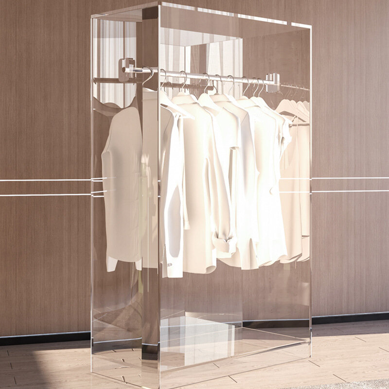 Витрина для женской обуви, сумок и одежды, акриловая, от пола до потолка