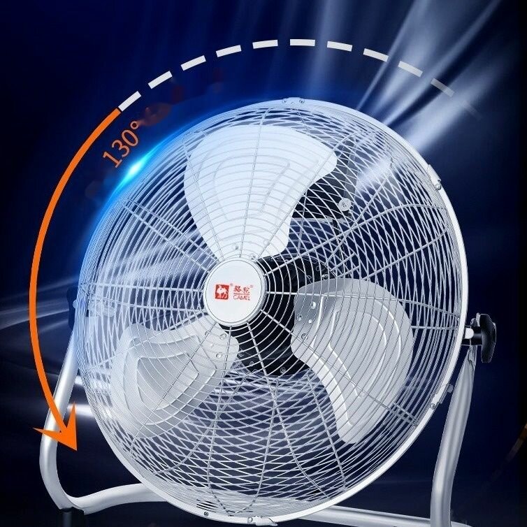 Вентилятор напольный , d45 см, металлический корпус, серебряный агатMG Новая модель 2025