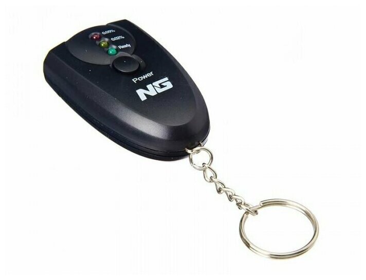 Алкотестер светодиодный NEW GALAXY, батарейка ААА x1 шт. Диапазон измерений - 0.1 - 1 промилле